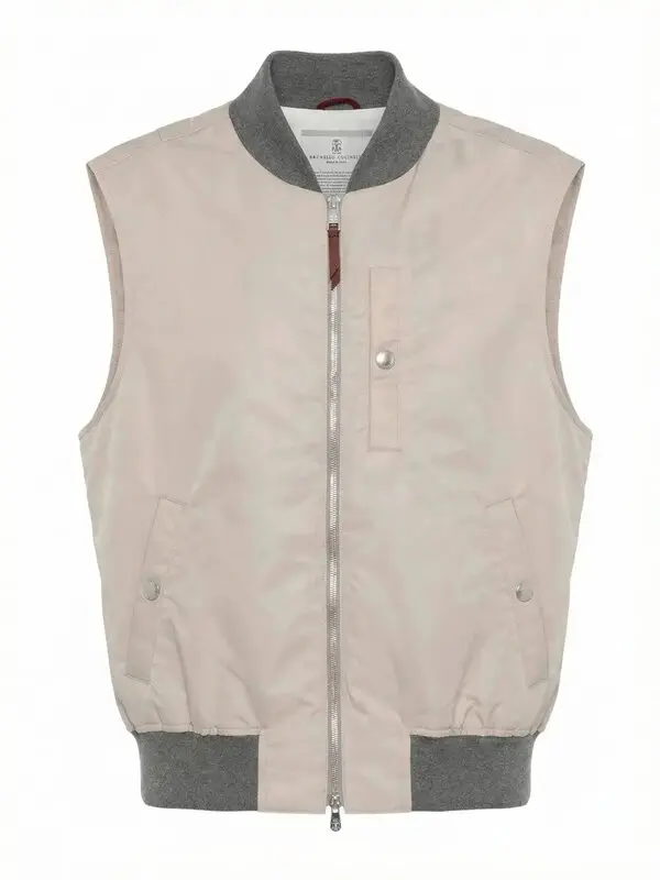 Brunello Cucinelli Polyamide Bomber Jacket - Multicolor
