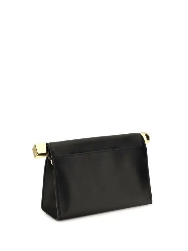 Jacquemus Rond Carré Leather Shoulder Bag