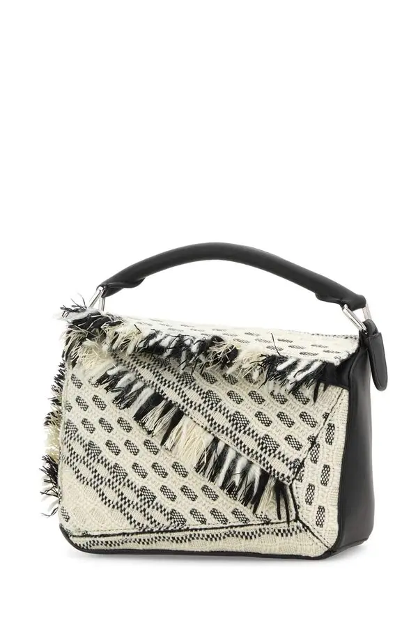 Loewe Two-tone Fabric Puzzle Handbag - Multicolor