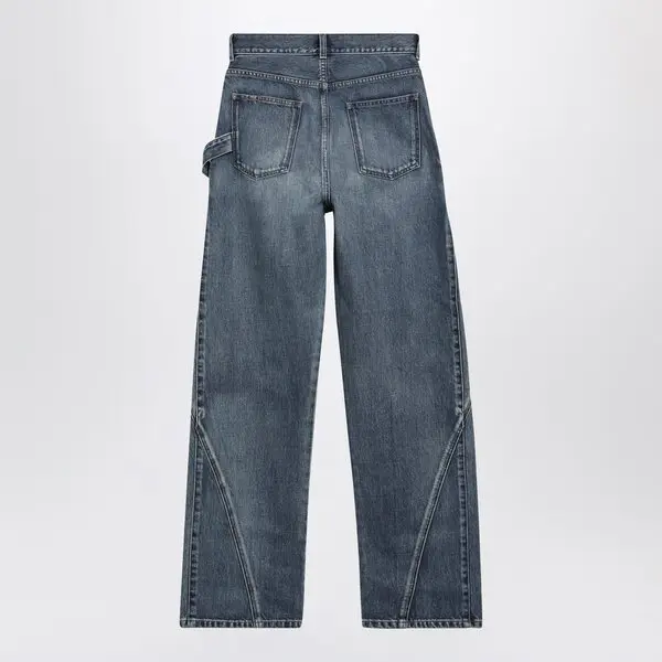 JW Anderson Workwear Twisted Denim Jeans - Blue