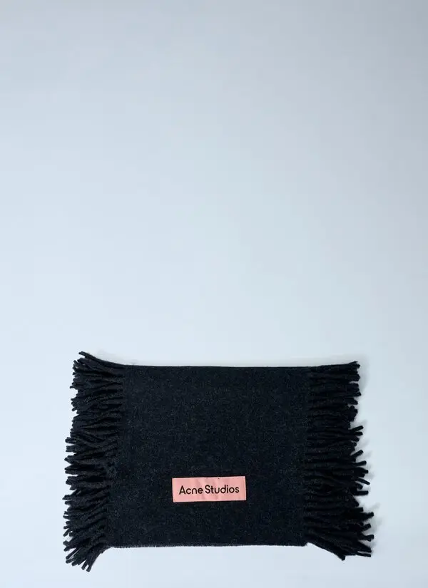 Acne Studios Fringe Wool Scarf