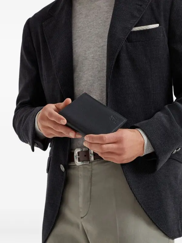 Brunello Cucinelli Leather Passport Case