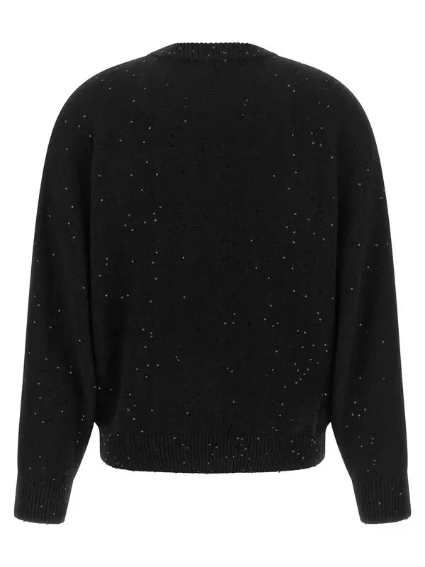 Brunello Cucinelli Diamante' Sweater - Black