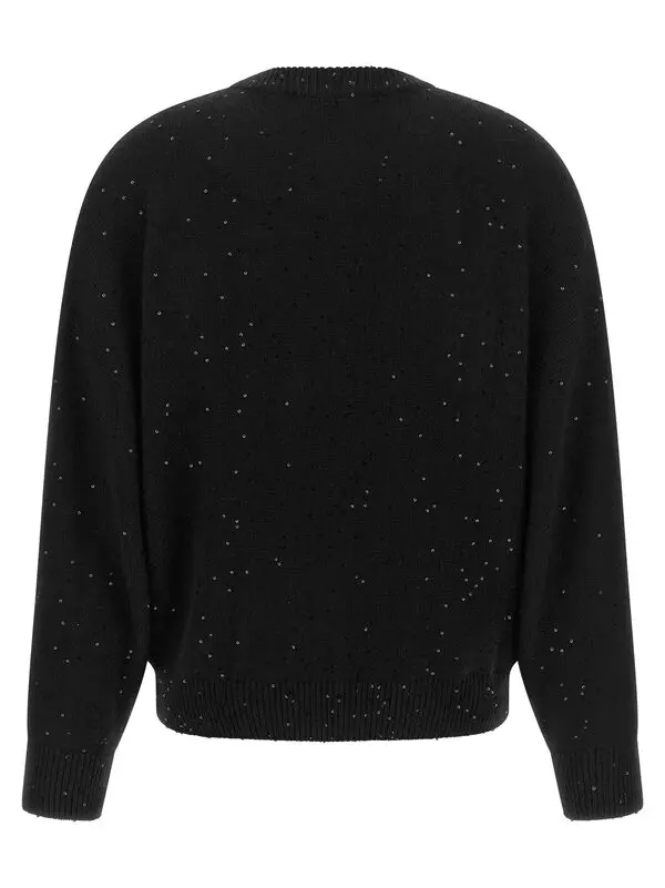 Brunello Cucinelli Diamante Sweater - Black