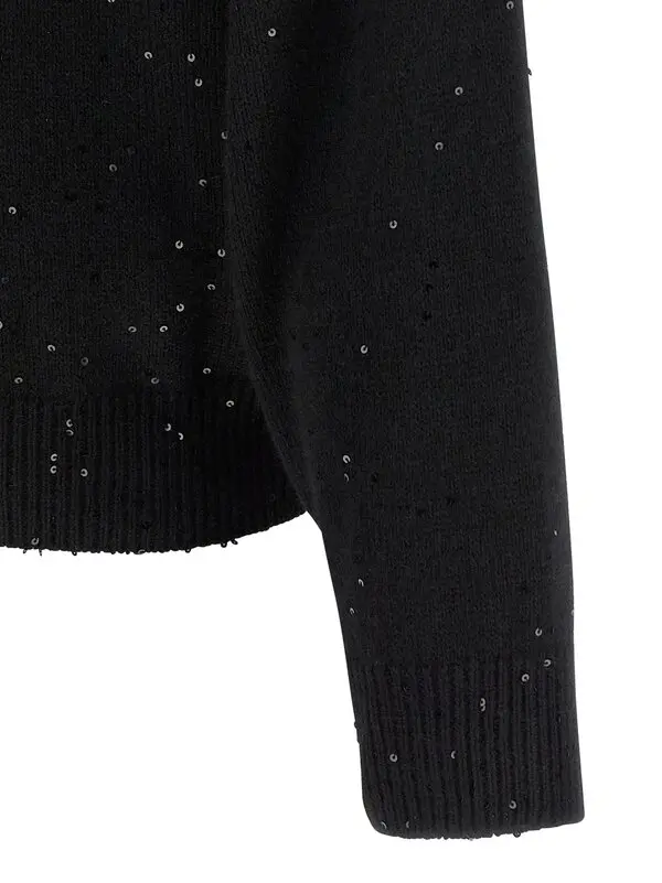 Brunello Cucinelli Diamante Sweater - Black
