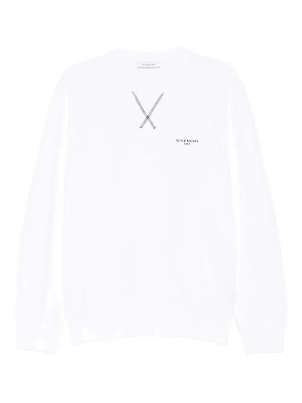 Givenchy Couture Seam Crew-neck Sweatshirt - Multicolor