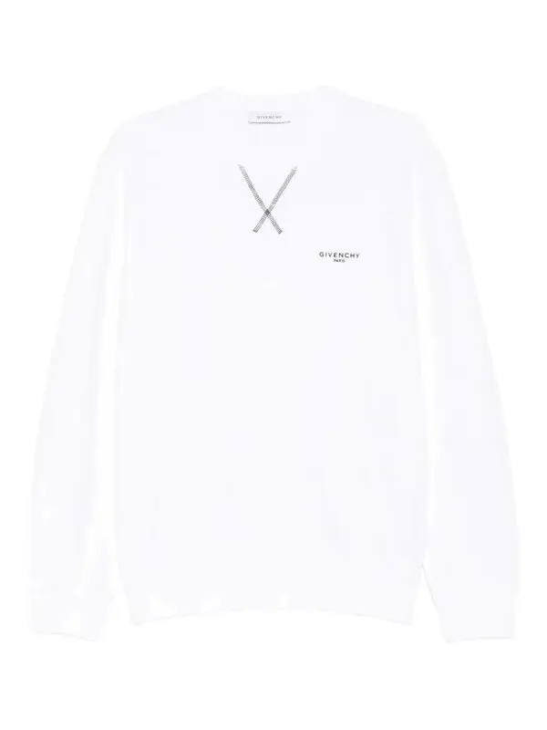 Givenchy Couture Seam Crew-neck Sweatshirt - Multicolor