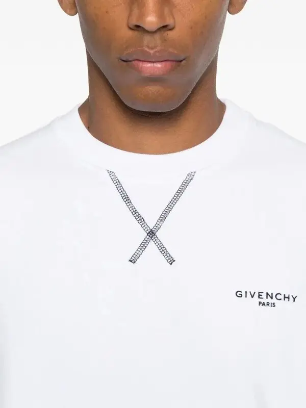 Givenchy Couture Seam Crew-neck Sweatshirt - Multicolor