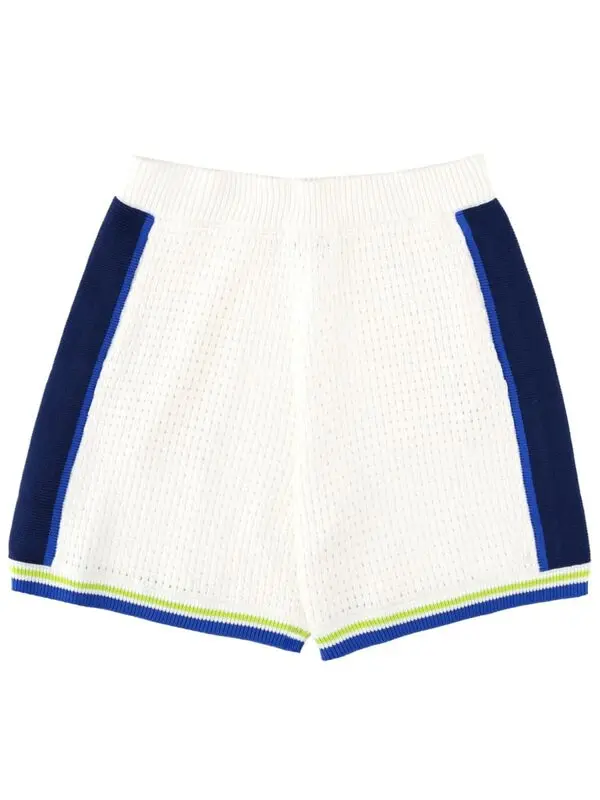 Casablanca Crochet Shorts - White