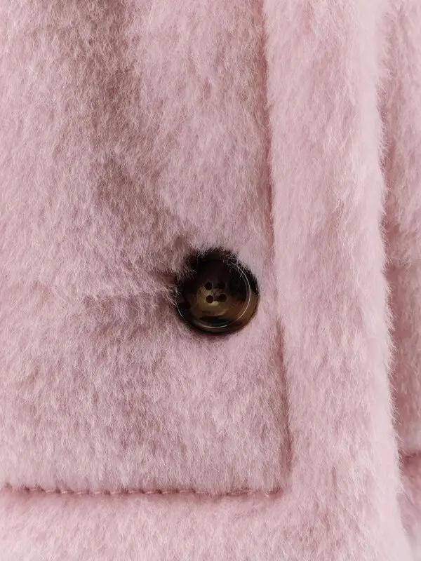 Max Mara Mxacorvino1 Alpaca And Virgin Wool Fur Cape - Multicolor