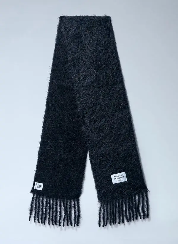 Acne Studios Fringed Wool-blend Scarf