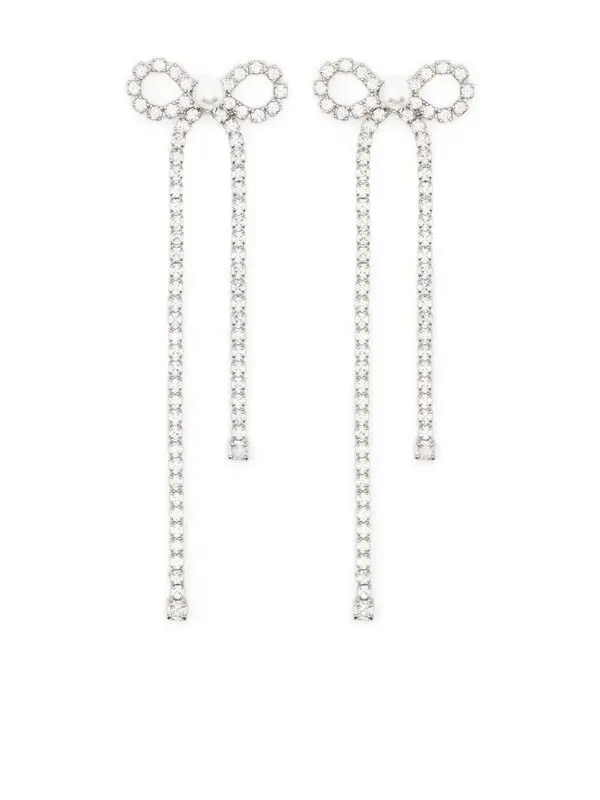 SELF-PORTRAIT Crystal Drop Earrings