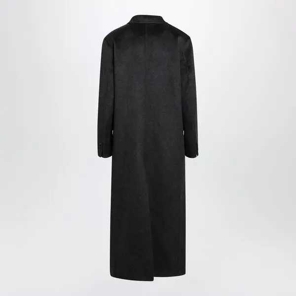 Isabel Marant Étoile Clesa Anthracite Wool And Cashmere Coat - Gray
