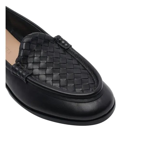 Bottega Veneta Silenzio Loafers - Black