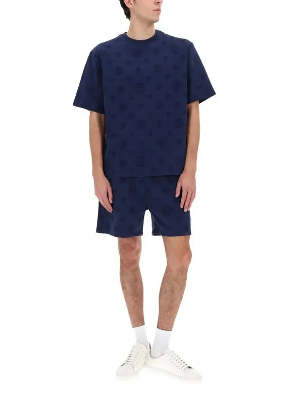 Casablanca Shorts With Logo - Blue