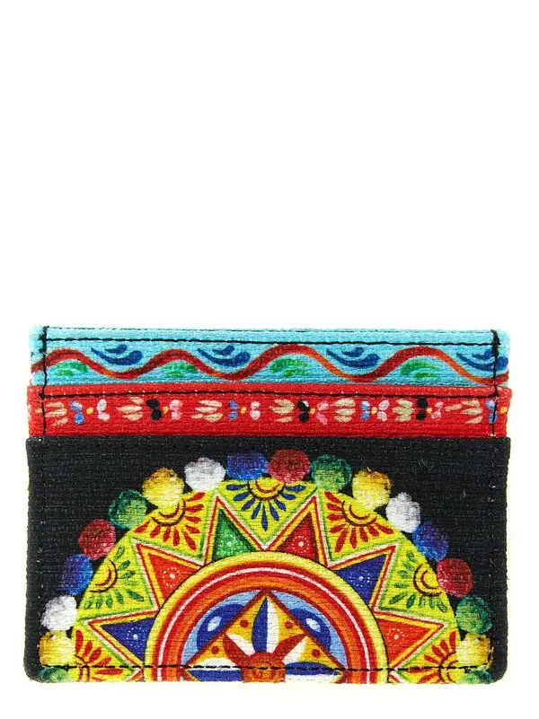 Dolce & Gabbana Carretto' Card Holder - Multicolor