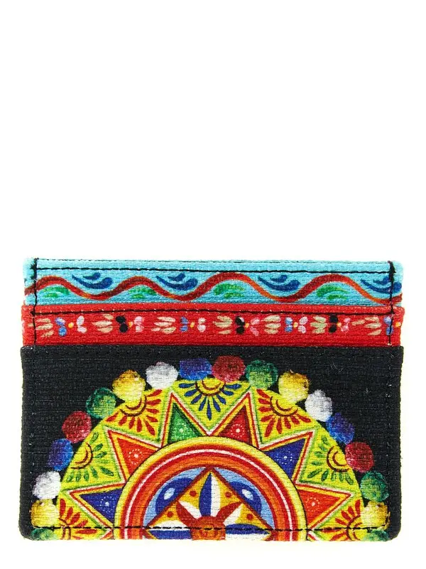 Dolce & Gabbana Carretto' Card Holder - Multicolor