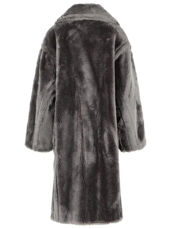 STAND STUDIO Biba' Grey Wool Coat - Gray
