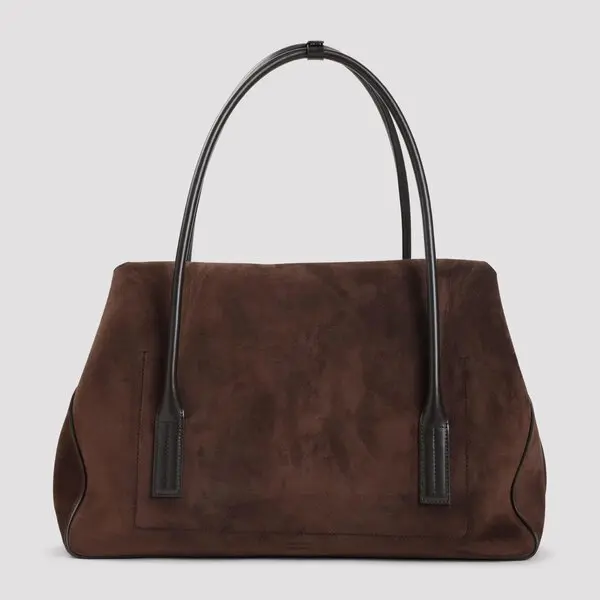 TOM FORD Calf Leather Shoulder Bag - Brown