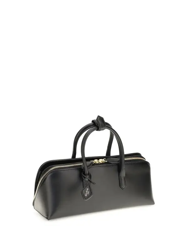 Alaïa Small Delta Nubuck Handbag - Black