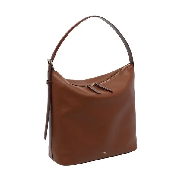 A.p.c. Vera Shoulder Bag - Brown