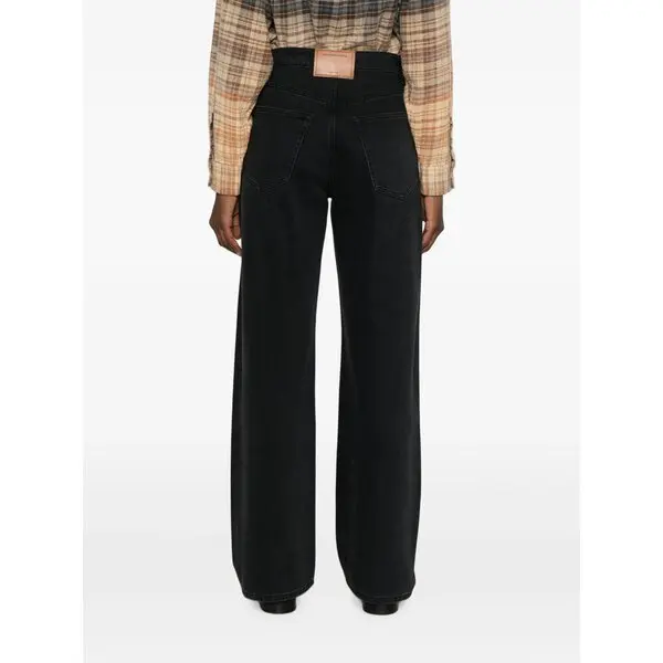 Alexander Wang Denim Wide-leg Jeans - Black
