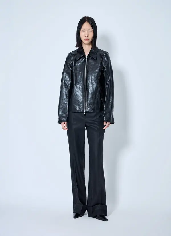 Our Legacy Leather Jacket - Black