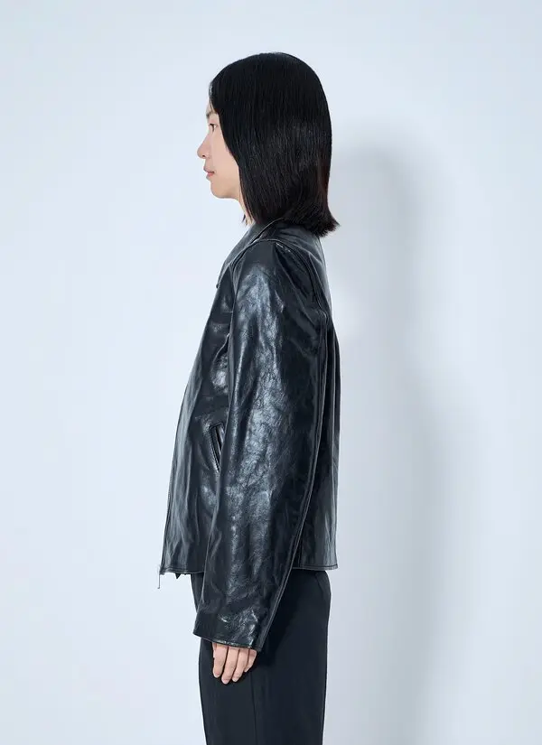 Our Legacy Leather Jacket - Black