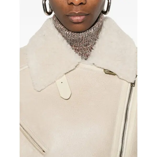 Isabel Marant Étoile Neutrals Jackets Leather Jackets