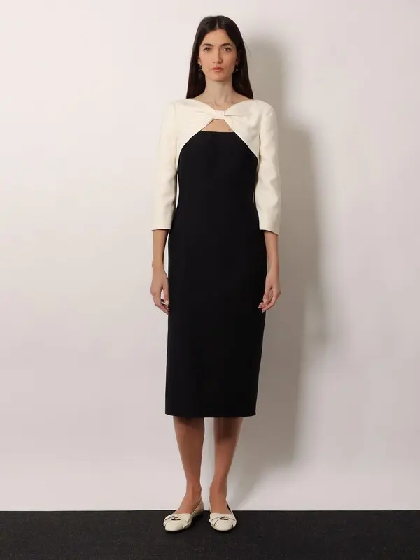 Valentino Garavani Crãªpe Midi Dress