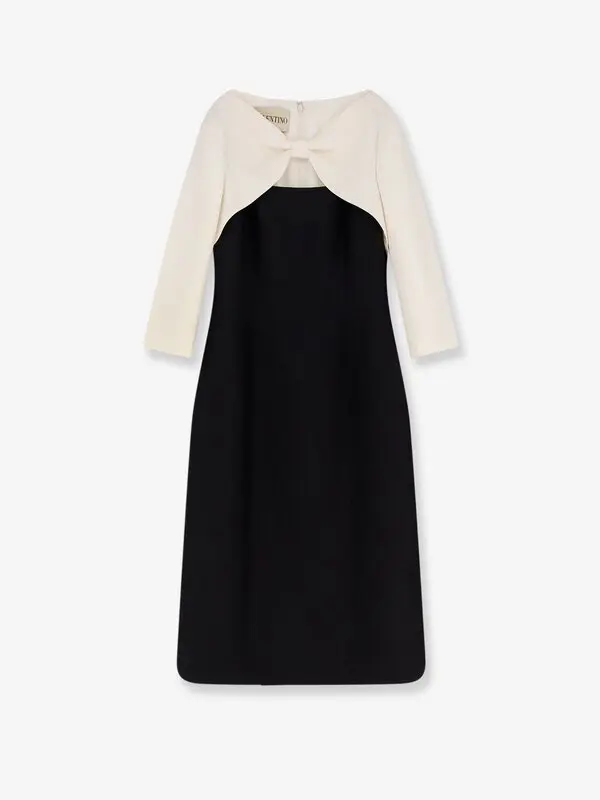 Valentino Garavani Crepe Midi Dress - Multicolor
