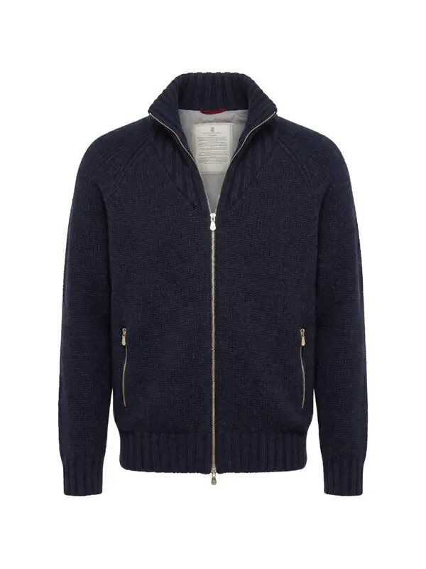 Brunello Cucinelli Cashmere Padded Blouson Jacket - Multicolor