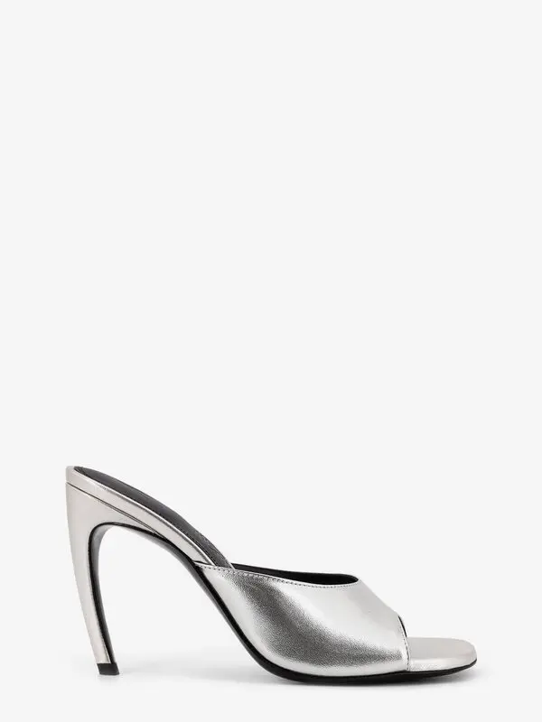 Attico Laminated Leather Betta Sandals