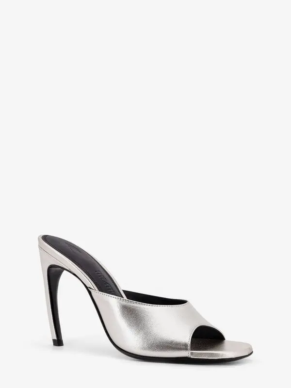 Attico Laminated Leather Betta Sandals