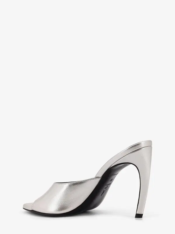 Attico Laminated Leather Betta Sandals