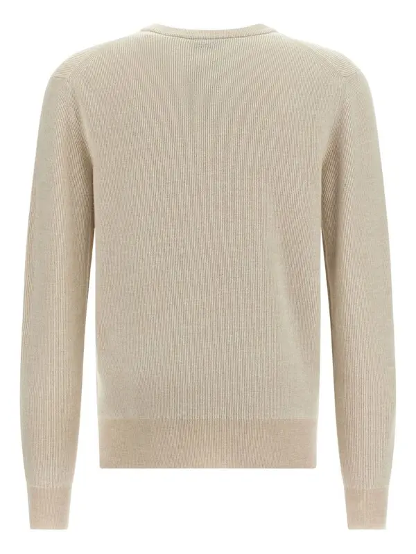 Brioni Cashmere And Wool Crewneck Sweater