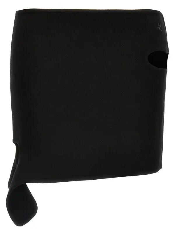 COURREGES Loop Milano Skirt - Black