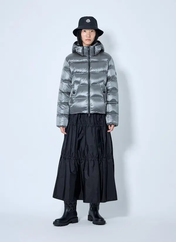 Moncler Sensation Short Down Jacket - Gray