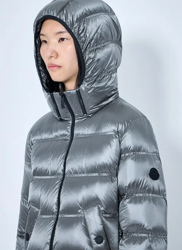 Moncler Sensation Short Down Jacket - Gray