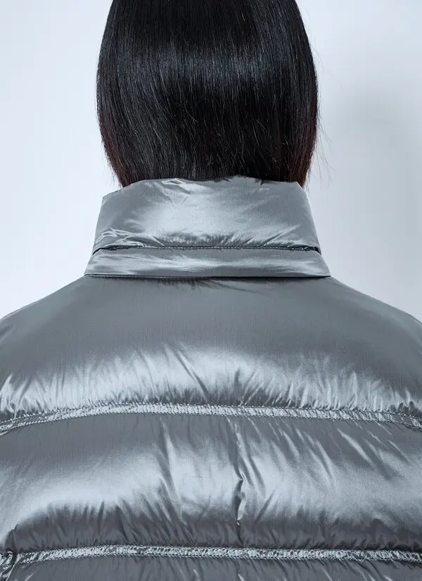 Moncler Sensation Short Down Jacket - Gray