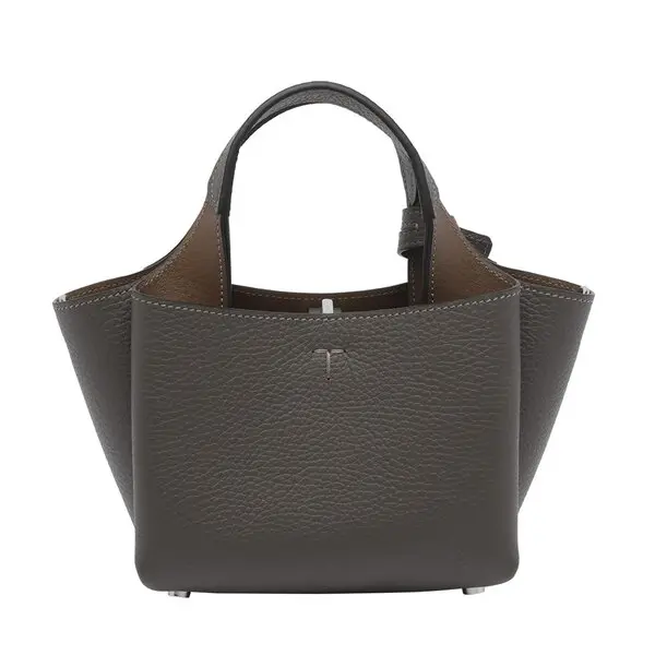 TOD'S Micro Leather Handbag With T Timeless Pendant