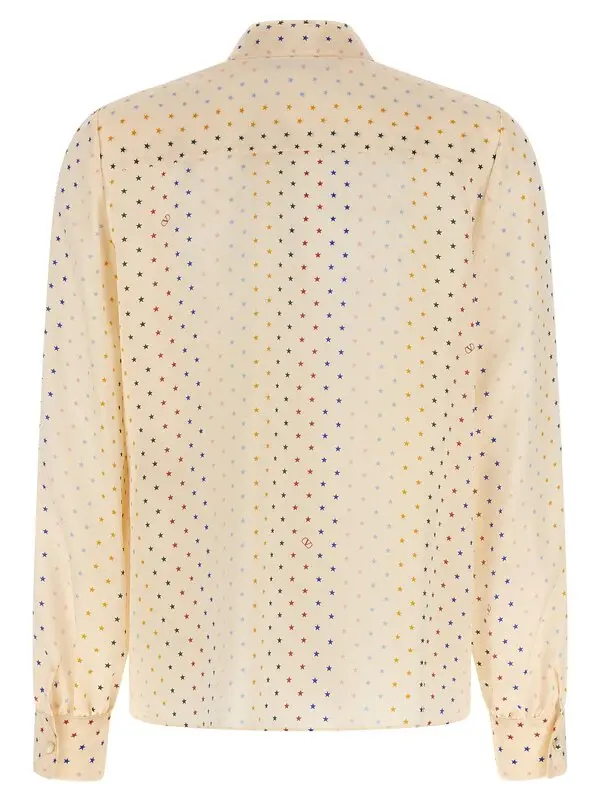 Valentino Garavani Starry Silk Shirt - Pink