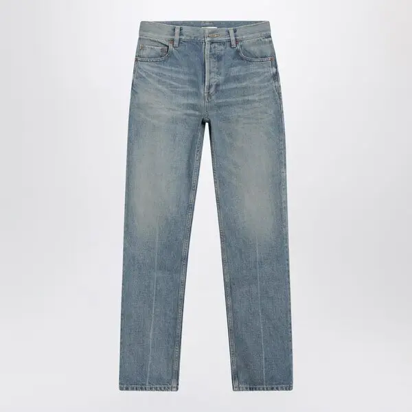 Saint Laurent Straight-leg Denim Jeans - Blue