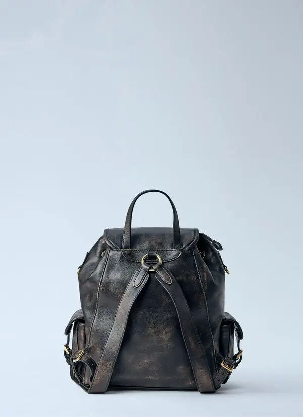 Miu Miu Leather Backpack - Multicolor