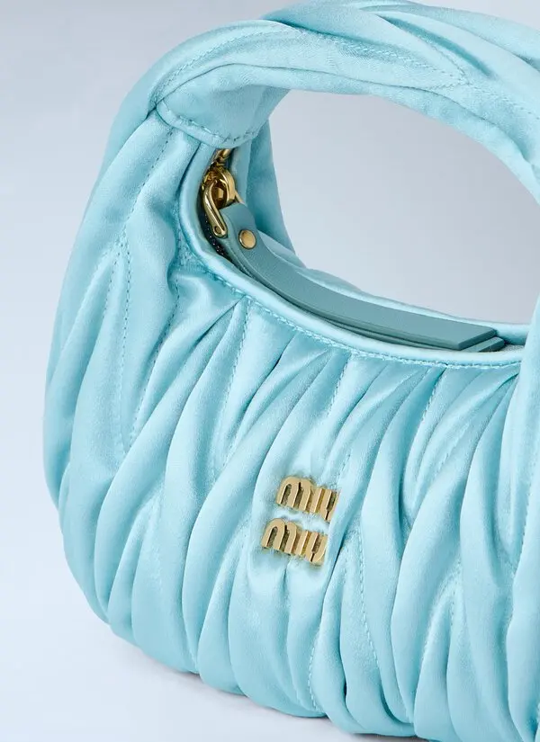 Miu Miu Wander Matelassé Satin Mini Bag