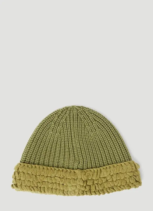Moncler Salehe Bembury Wool Beanie Hat - Green