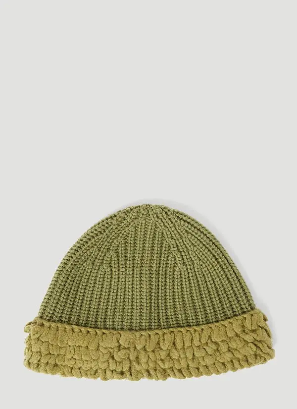 Moncler Salehe Bembury Wool Beanie Hat - Green