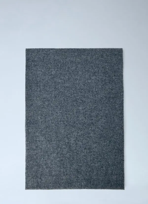 JIL SANDER Fringed Wool Scarf