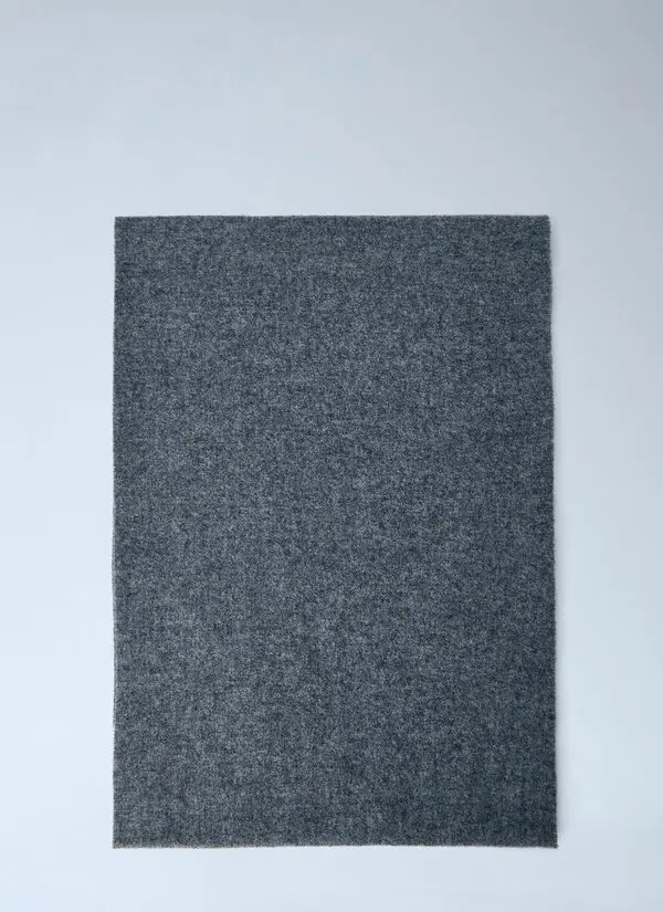 JIL SANDER Fringed Wool Scarf