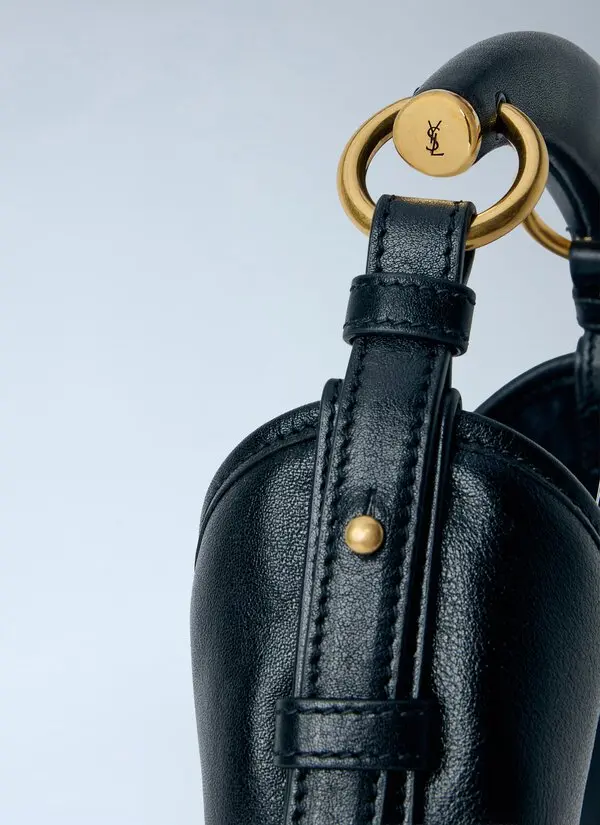 Saint Laurent Small Mombasa Shoulder Bag - Black